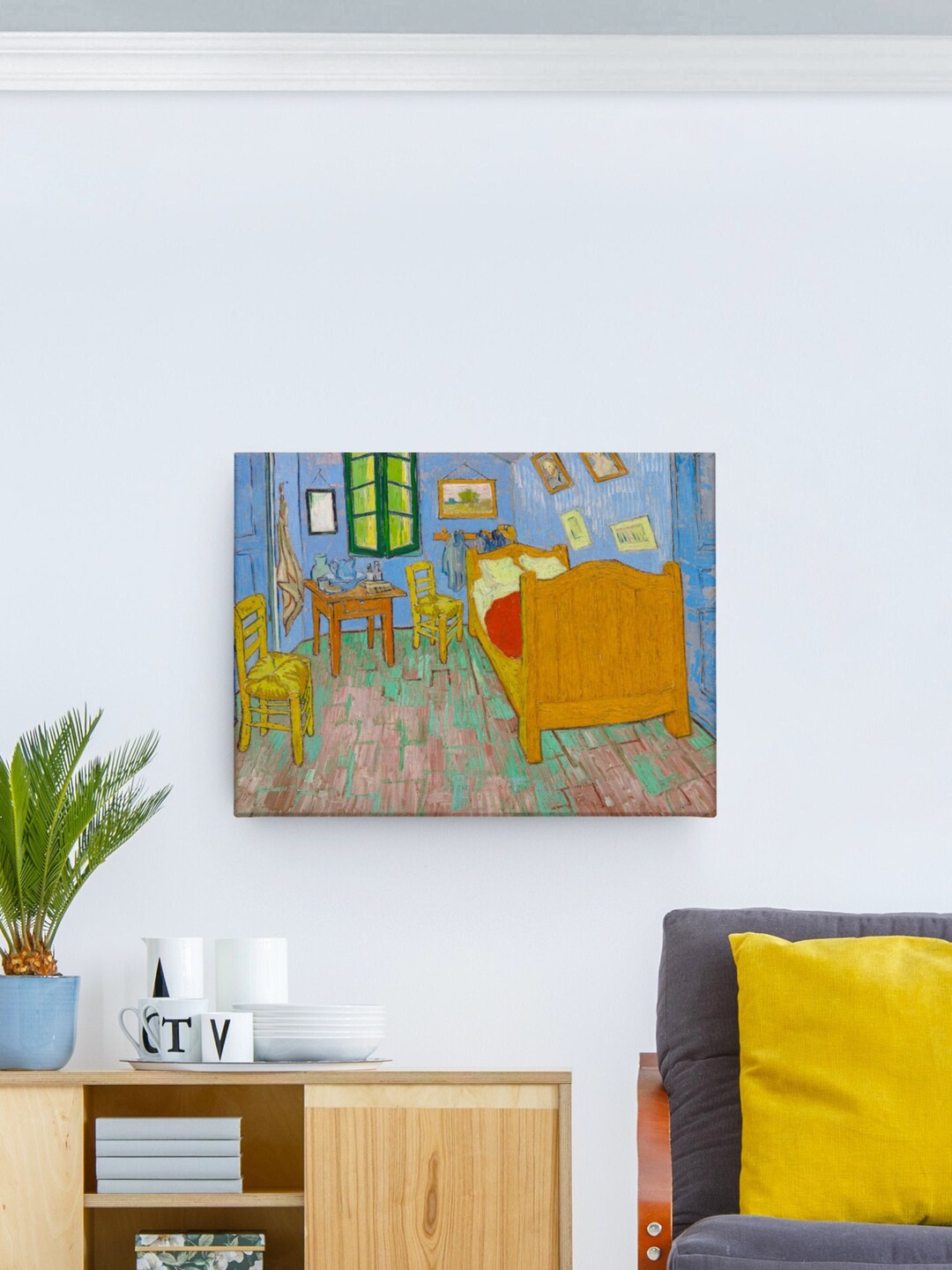 Vincent Van Gogh's the Bedroom 1889 Canvas/poster Art - Etsy