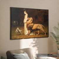 One-armed Lion Tamer Circus Print: Vintage Big Top Art (digital Download) - Etsy