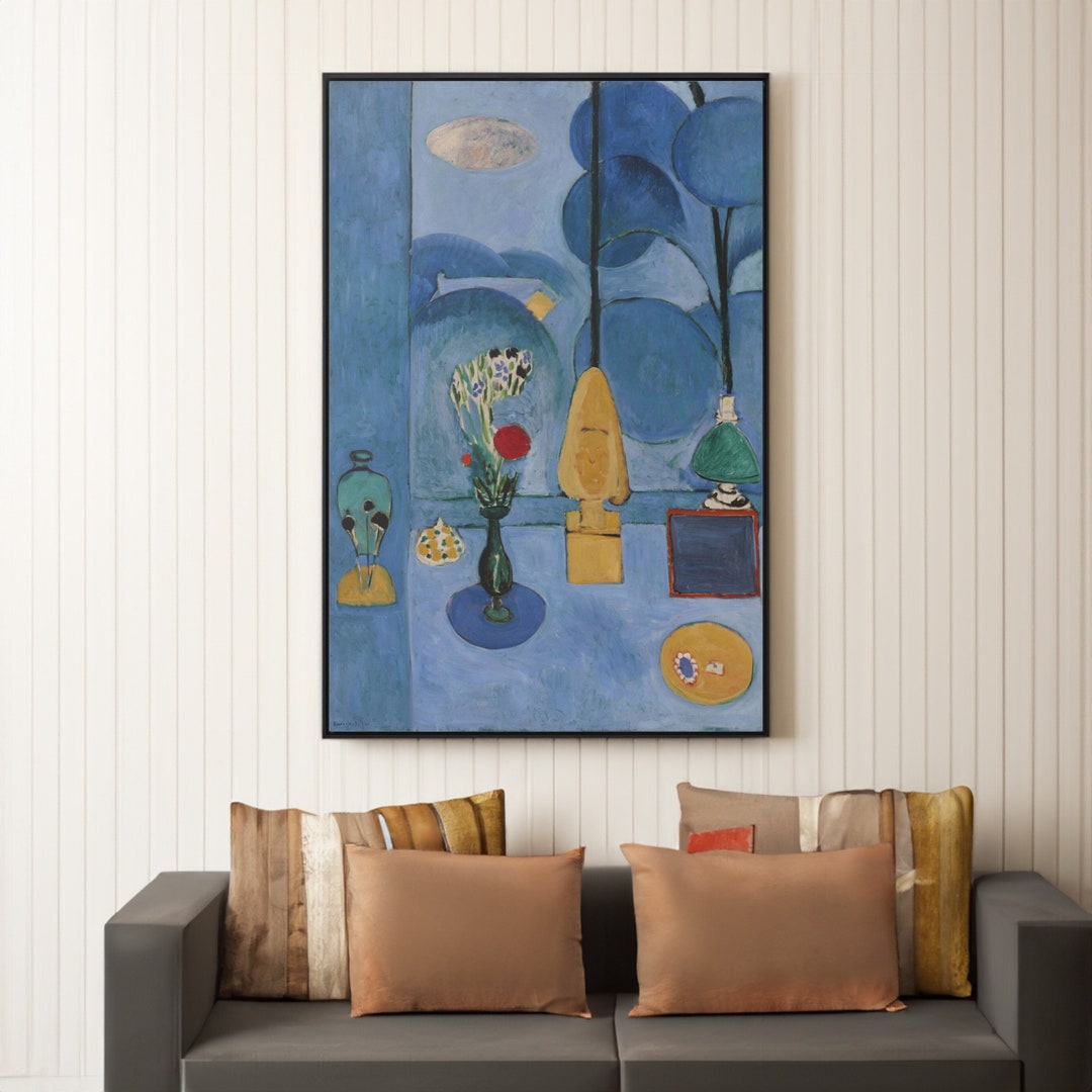 Henri Matisse the Blue Window Canvas/poster Wall Art Reproduction ...