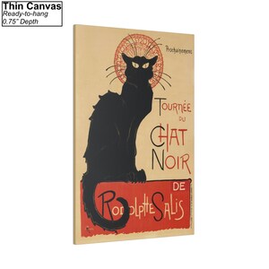 Tournee Du Chat Noir by Theophile Alexandre Steinlen Canvas/poster Wall ...