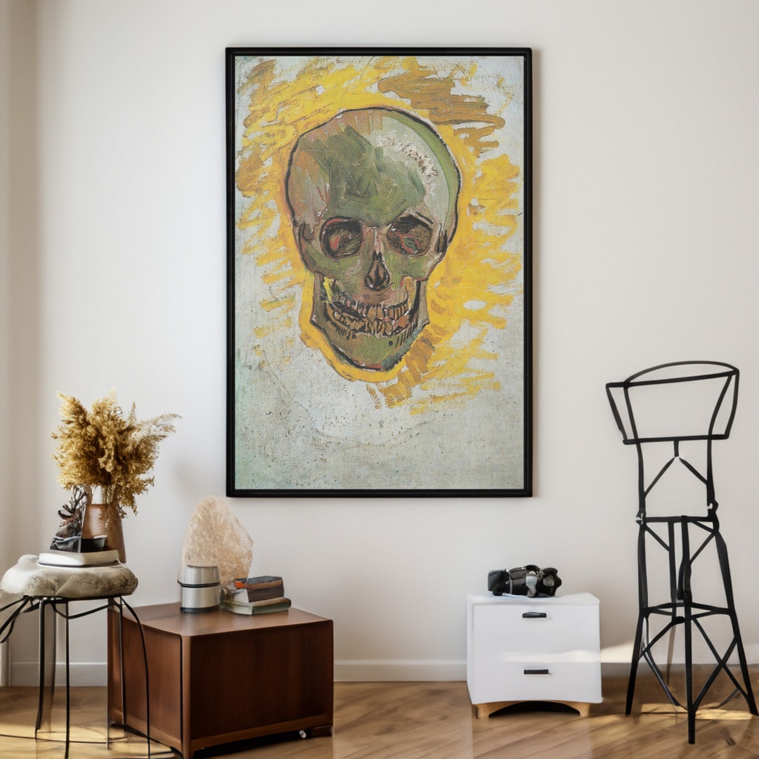 Vincent Van Gogh Skull Canvas/poster Wall Art Reproduction - Etsy