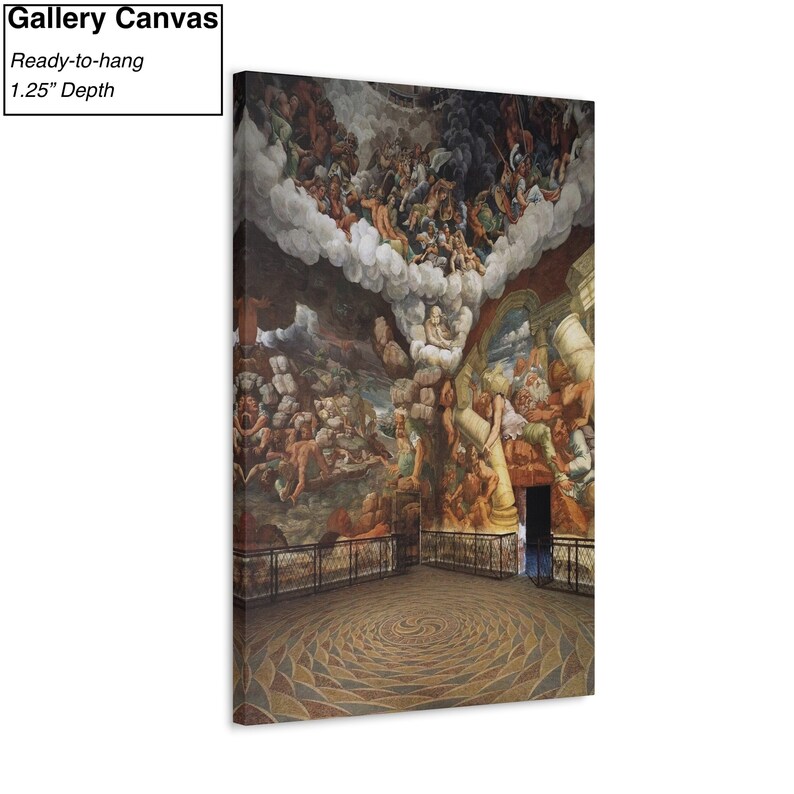 Giulio Romano Fall of the Giants Canvas/poster Wall Art - Etsy