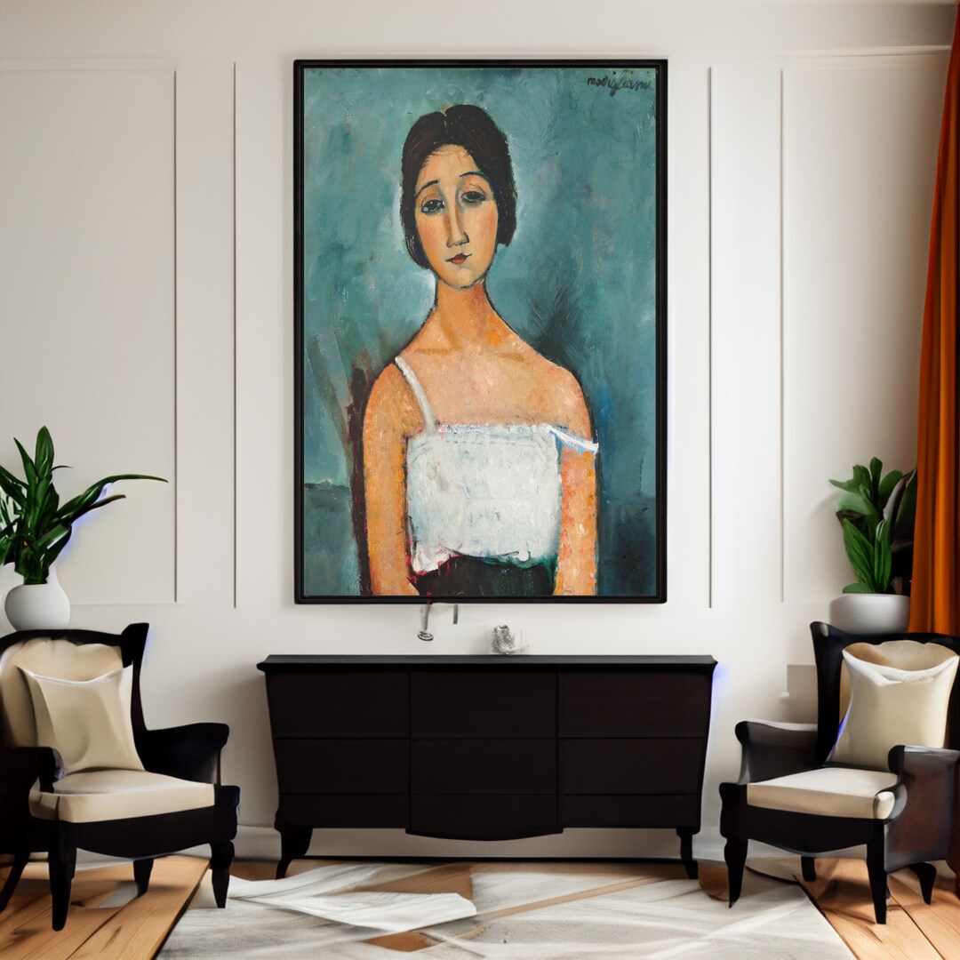 Christina by Amedeo Modigliani Canvas/poster Wall Art Reproduction ...