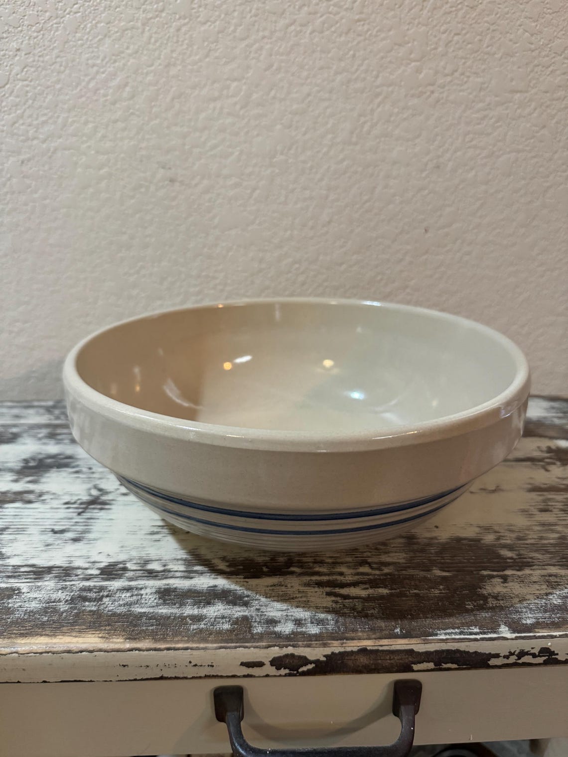 Vintage Set of 3 Marshall Pottery Stoneware Crock Mixing Bowls - Etsy