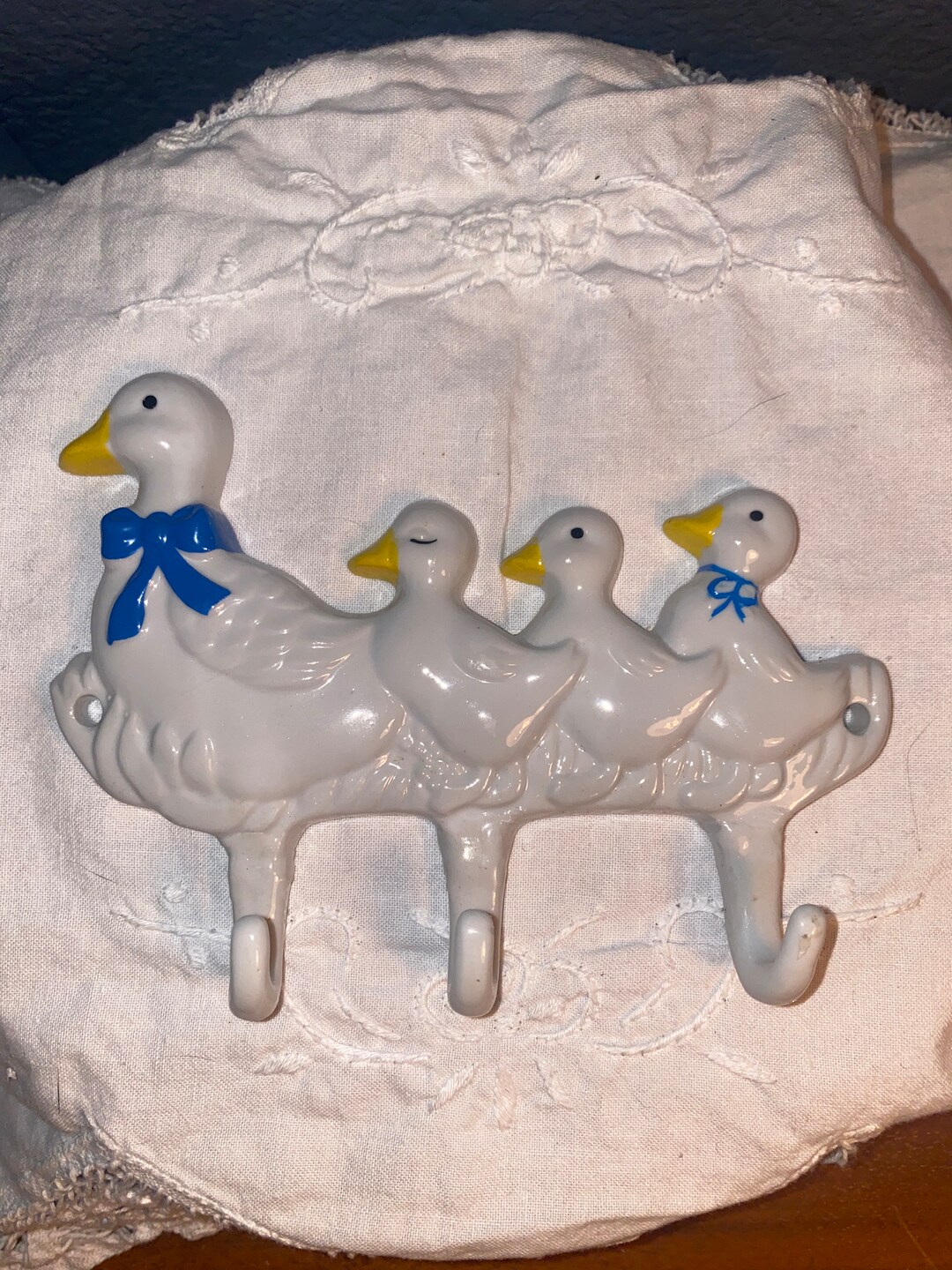 Retro Porcelain Duck Hanger - Etsy