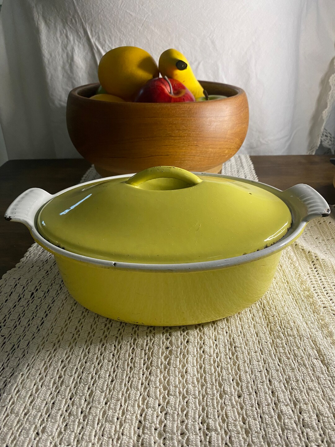 Cast Iron Descoware Casserole Dish and Lid - Etsy