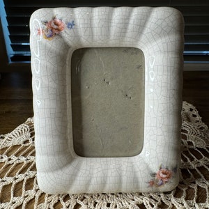 2 Adorable Vintage Ceramic Porcelain Photo Frames - Etsy