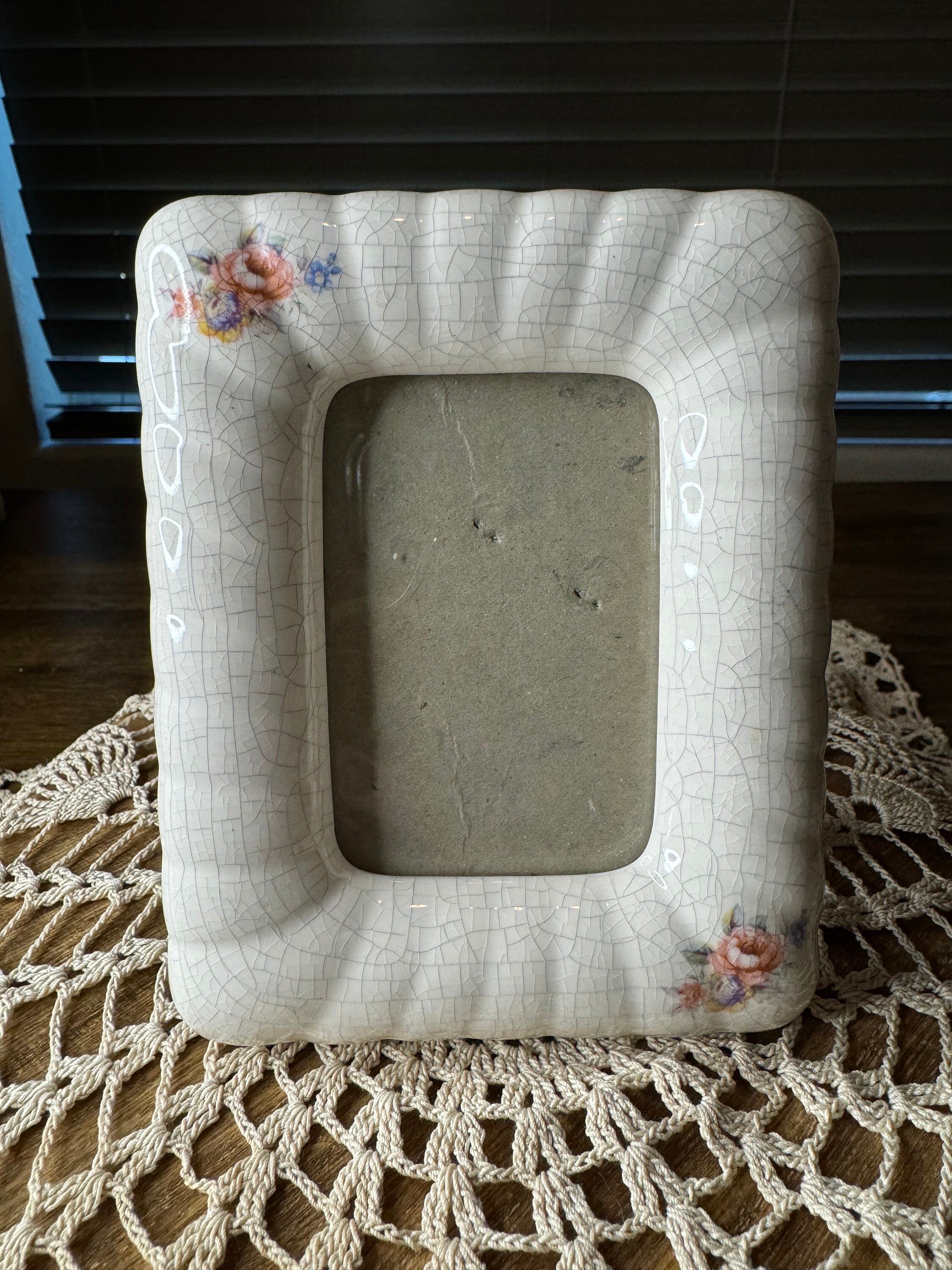 2 Adorable Vintage Ceramic Porcelain Photo Frames - Etsy