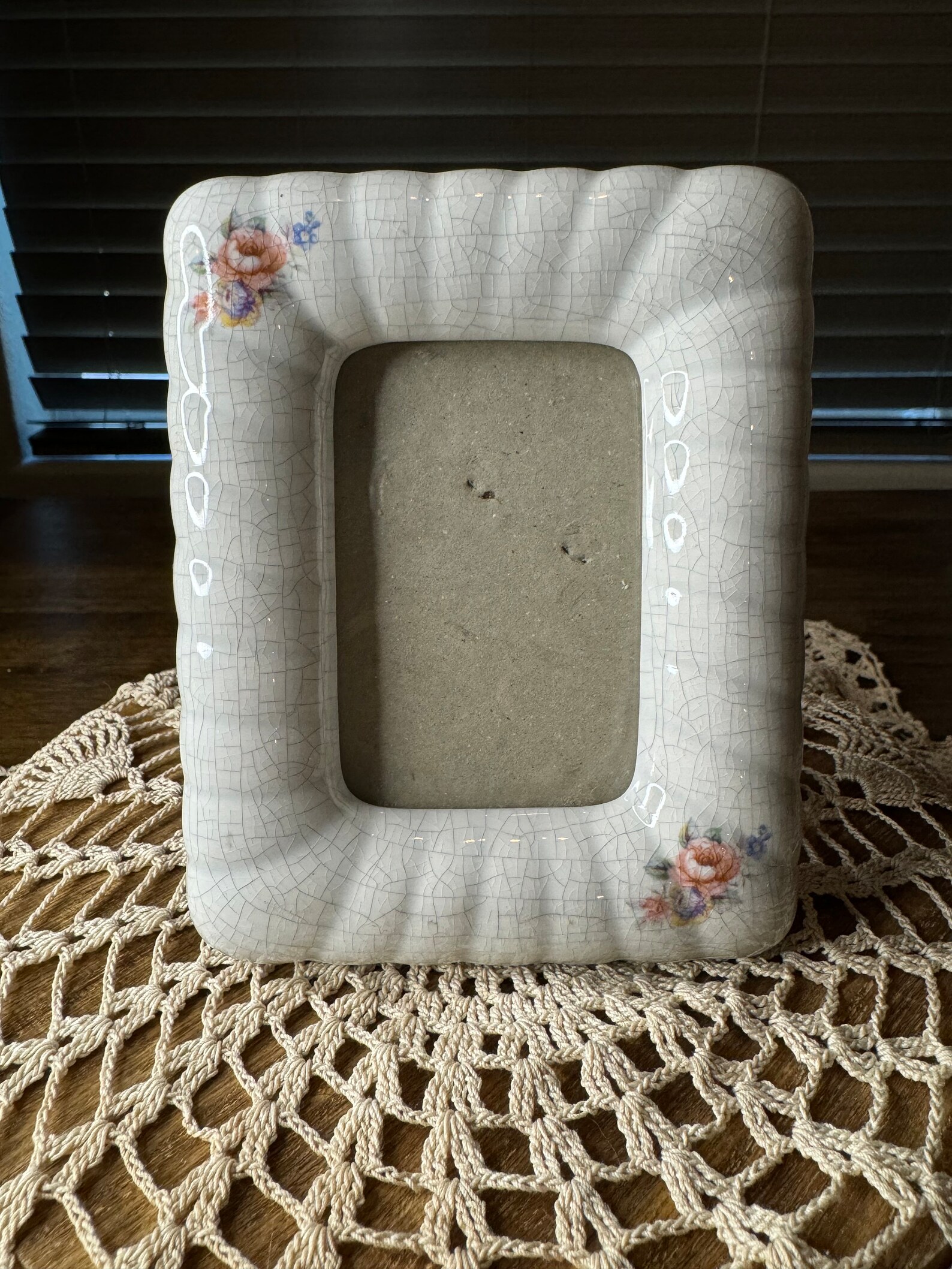 2 Adorable Vintage Ceramic Porcelain Photo Frames - Etsy