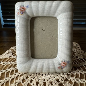 2 Adorable Vintage Ceramic Porcelain Photo Frames - Etsy