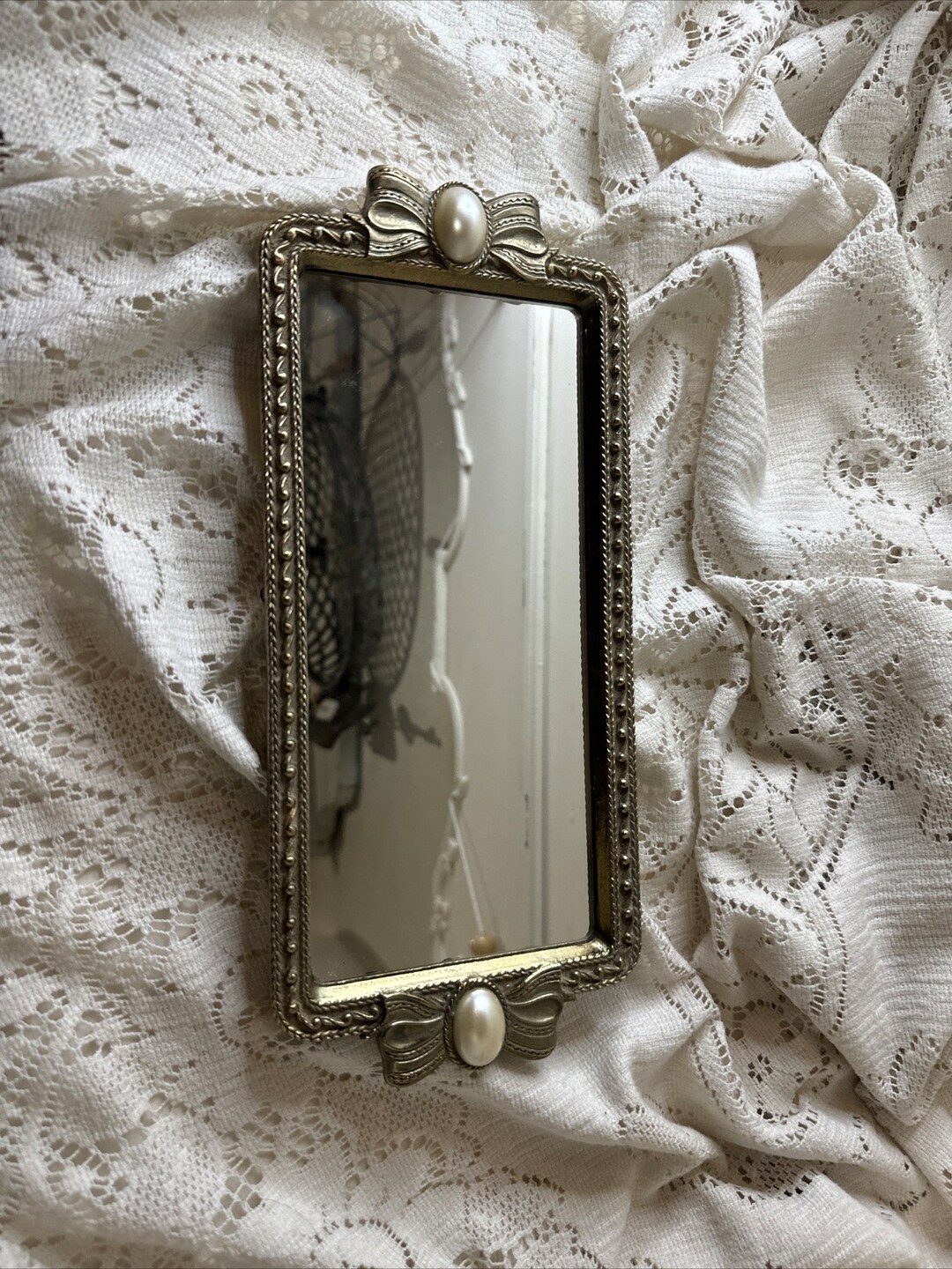 Vintage Hollywood Regency Vanity Mirror - Etsy