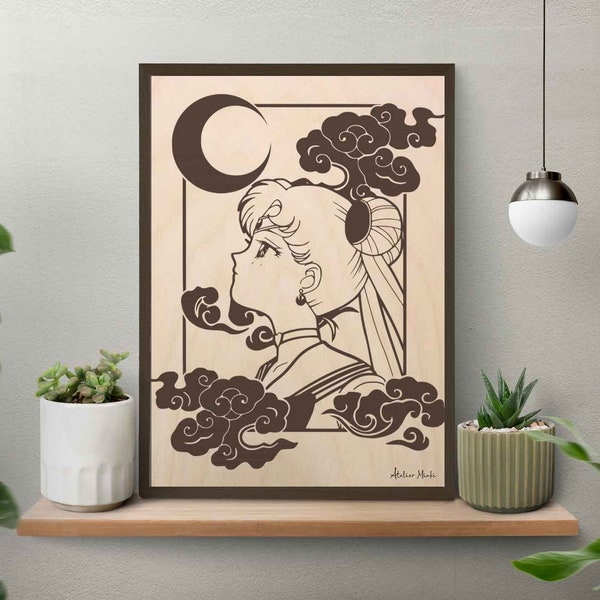 Wooden Anime Art - Etsy