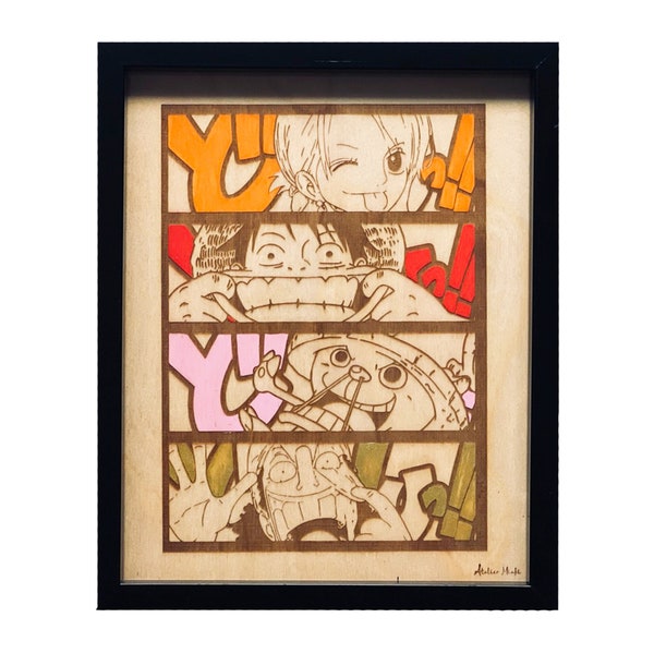 One Piece Anime Frame - Etsy