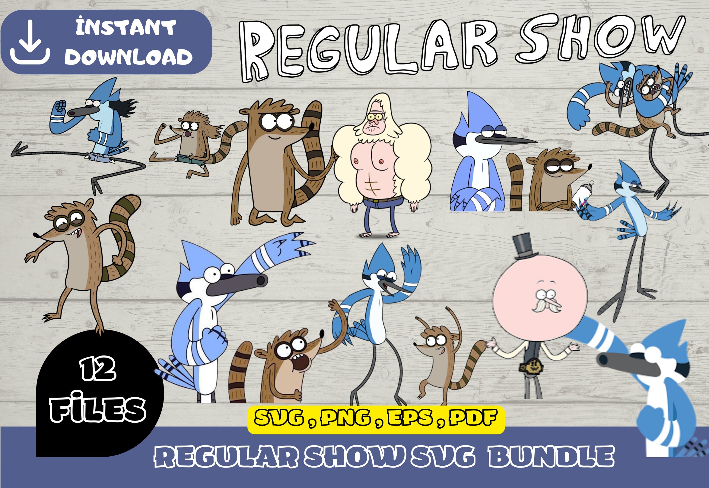 Regular Show Birthday Cards