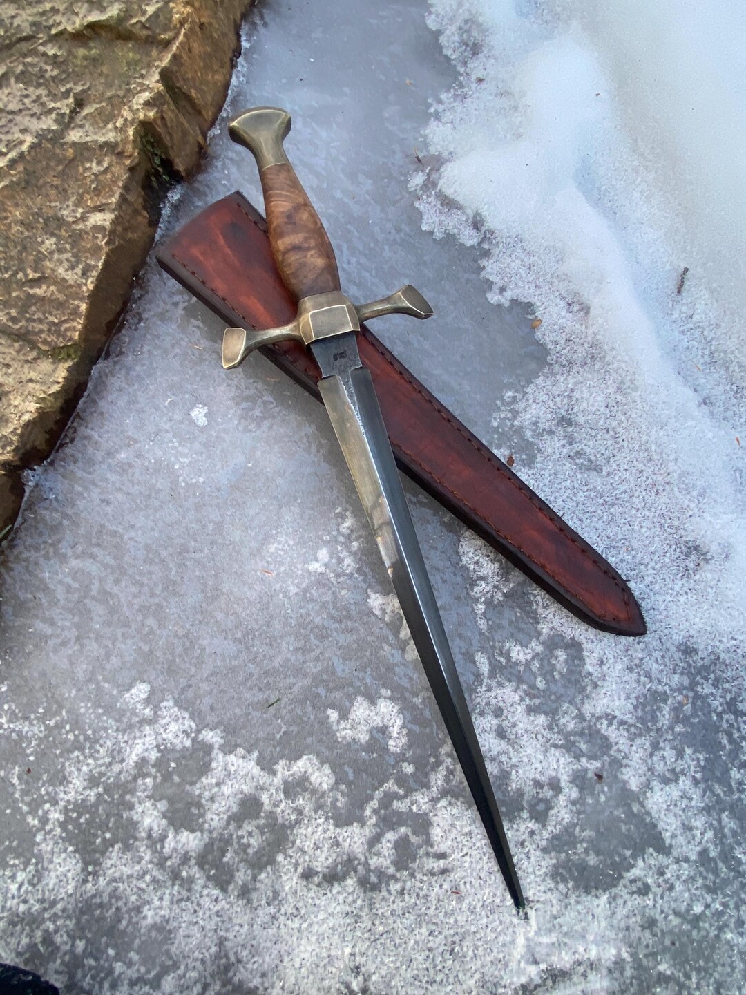 Custom Dagger With Sheath / Groomsman Gift / Hand Crafted Cutlery - Etsy