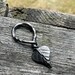 Hand Forged Decorative Leaf Key Chain Metal Keychain - Etsy