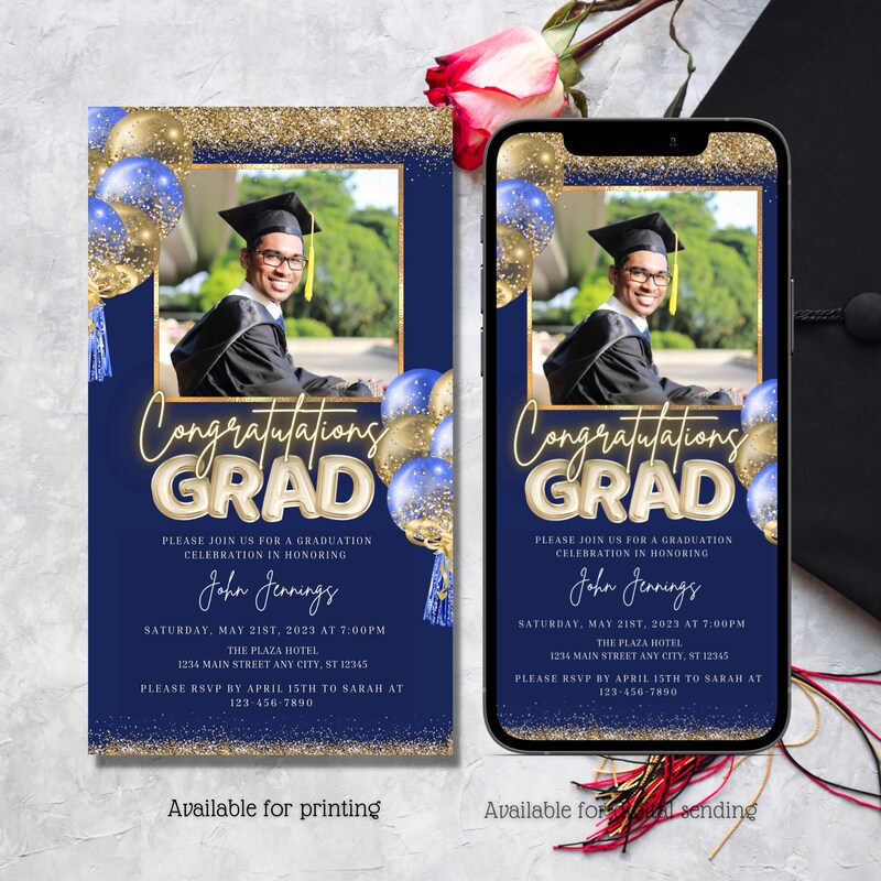 Blue Graduation - Etsy