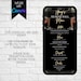 Editable Sneaker Ball Menu Card, Sneaker Gala Dinner and Drinks Menu ...