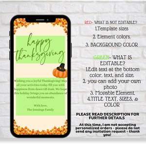 Digital Happy Thanksgiving Greeting Card, Electronic Holiday ...