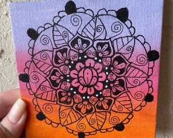 Sunset Mandala - Etsy