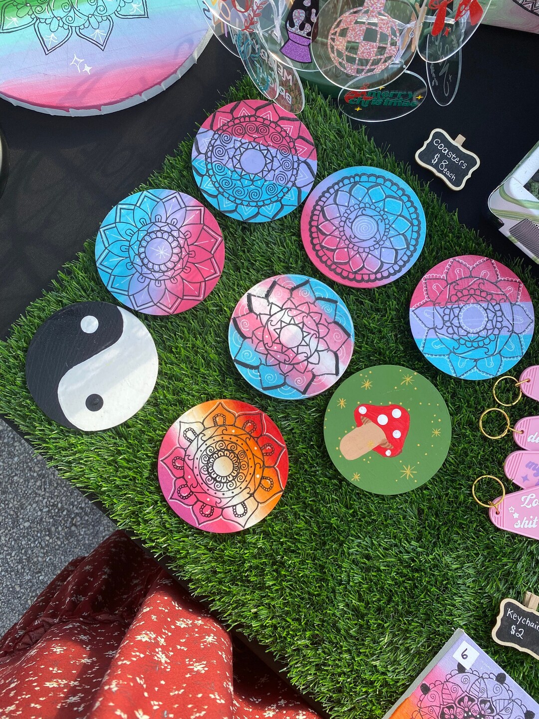 Pride Coasters - Etsy