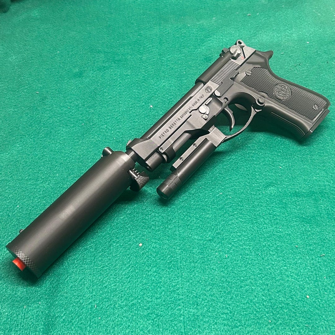 Metal Gear Solid 2 M9 XM9 1:1 Prop With Working Features - Etsy Australia