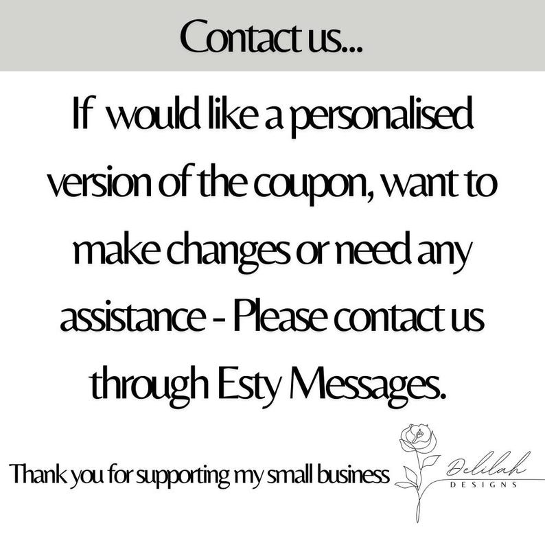 Digital Download Wedding / Event Drinks Coupon Printable Not Editable ...