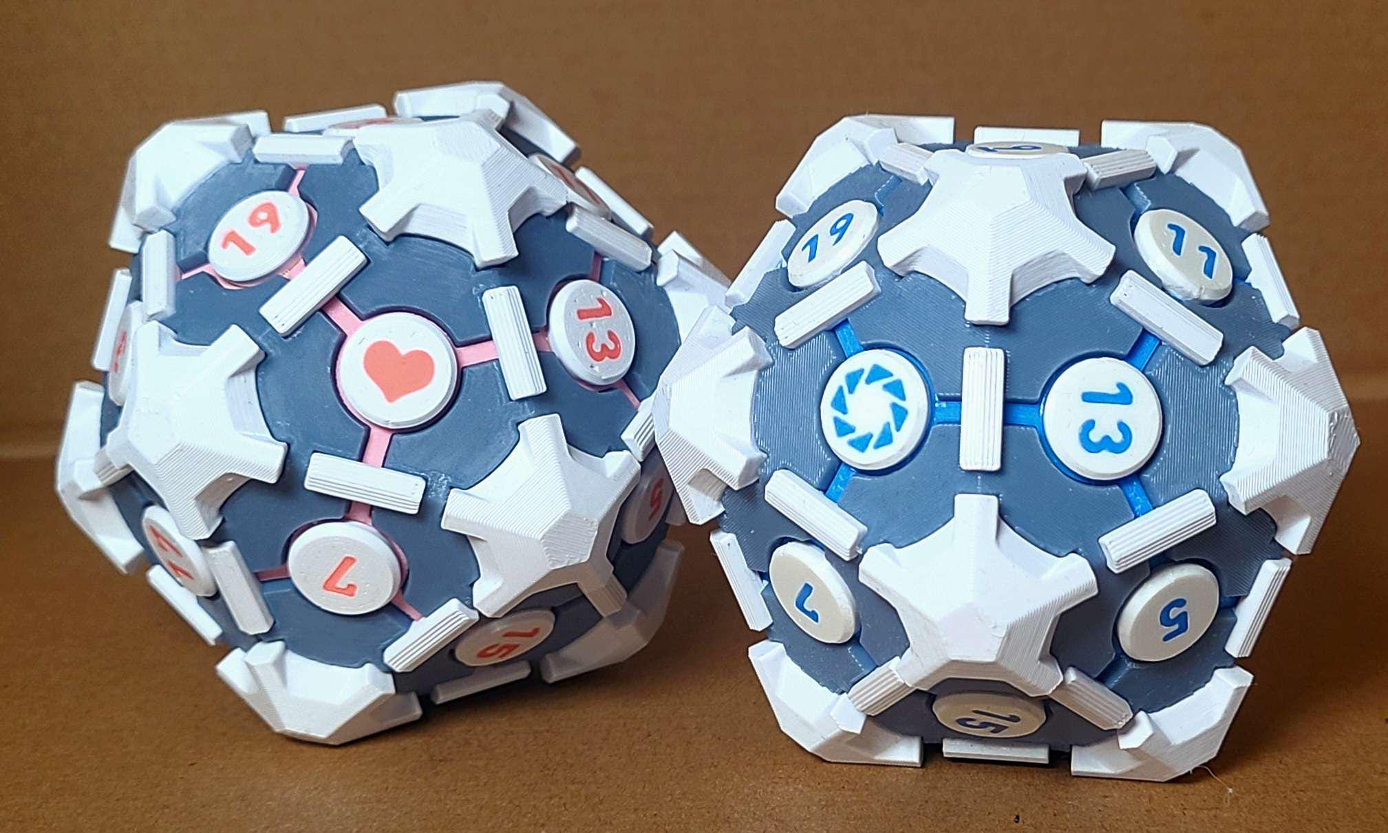 Portal D20 Companion/aperture Cube - Etsy