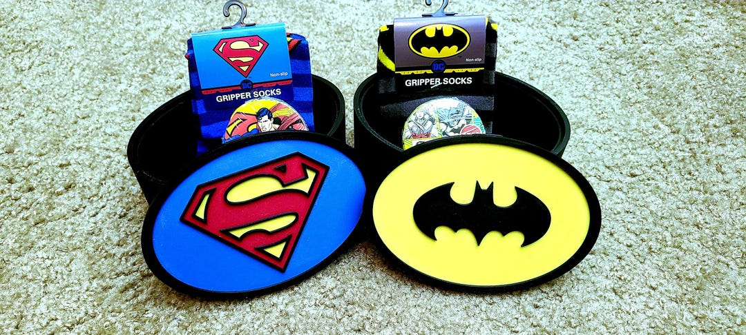 DC Batman and Superman Box - Etsy