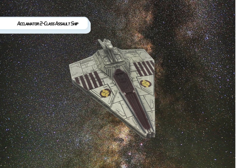 Acclamator-2 Assault Ship - Etsy