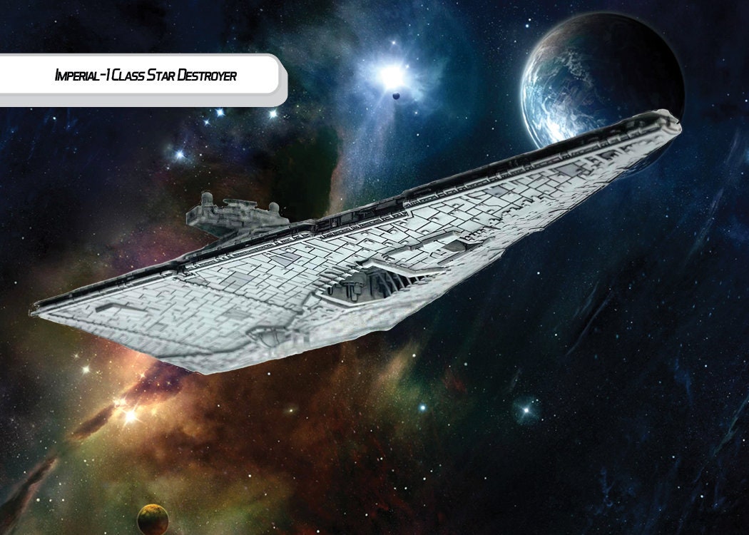 Imperial I-class Star Destroyer - Etsy