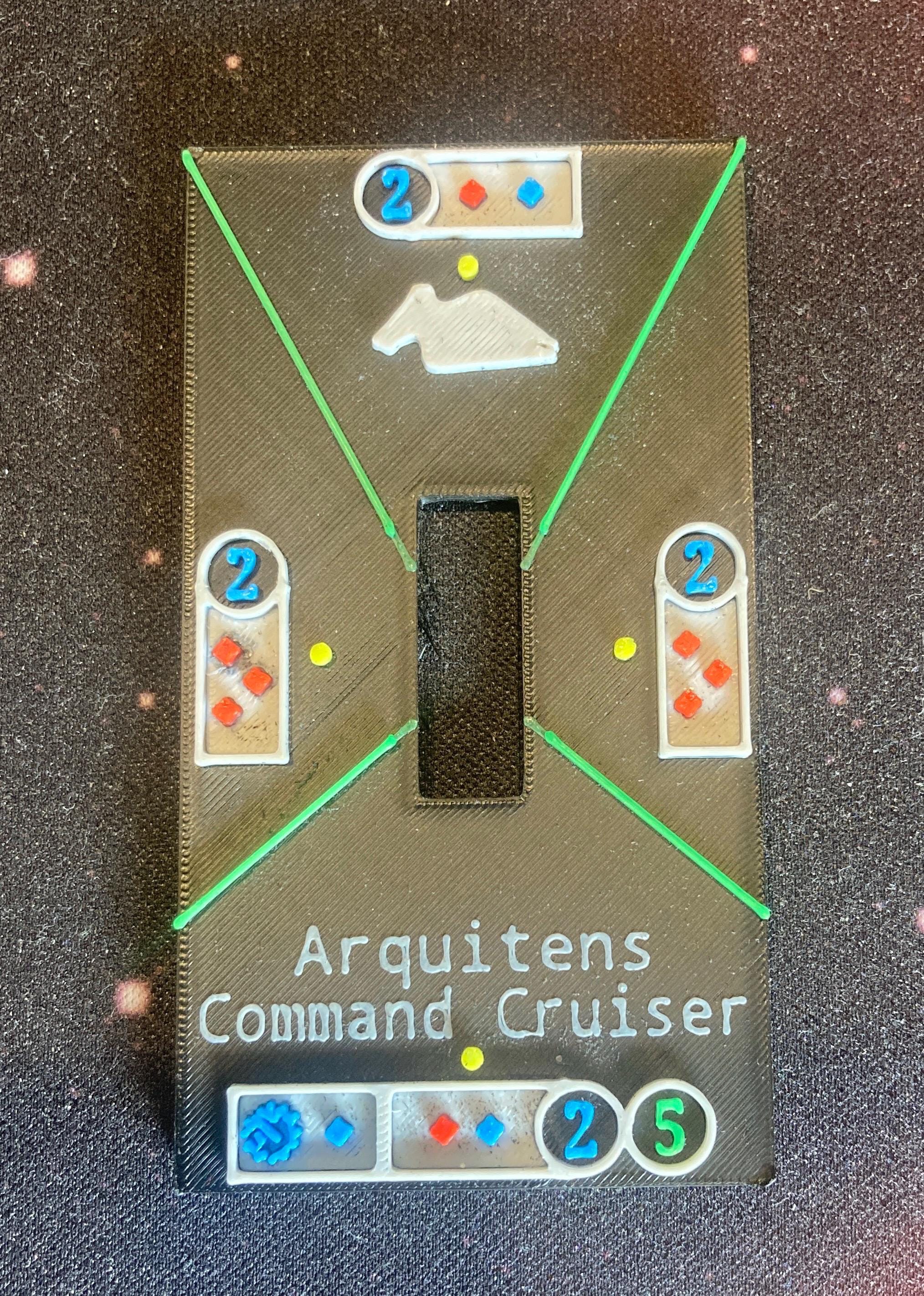 Star Wars Armada Arquitens Cruiser Ship Token Stl Pack - Etsy