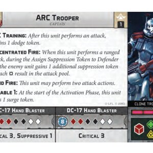 Star Wars Legion Special Operations - GAR Cards Only - Etsy