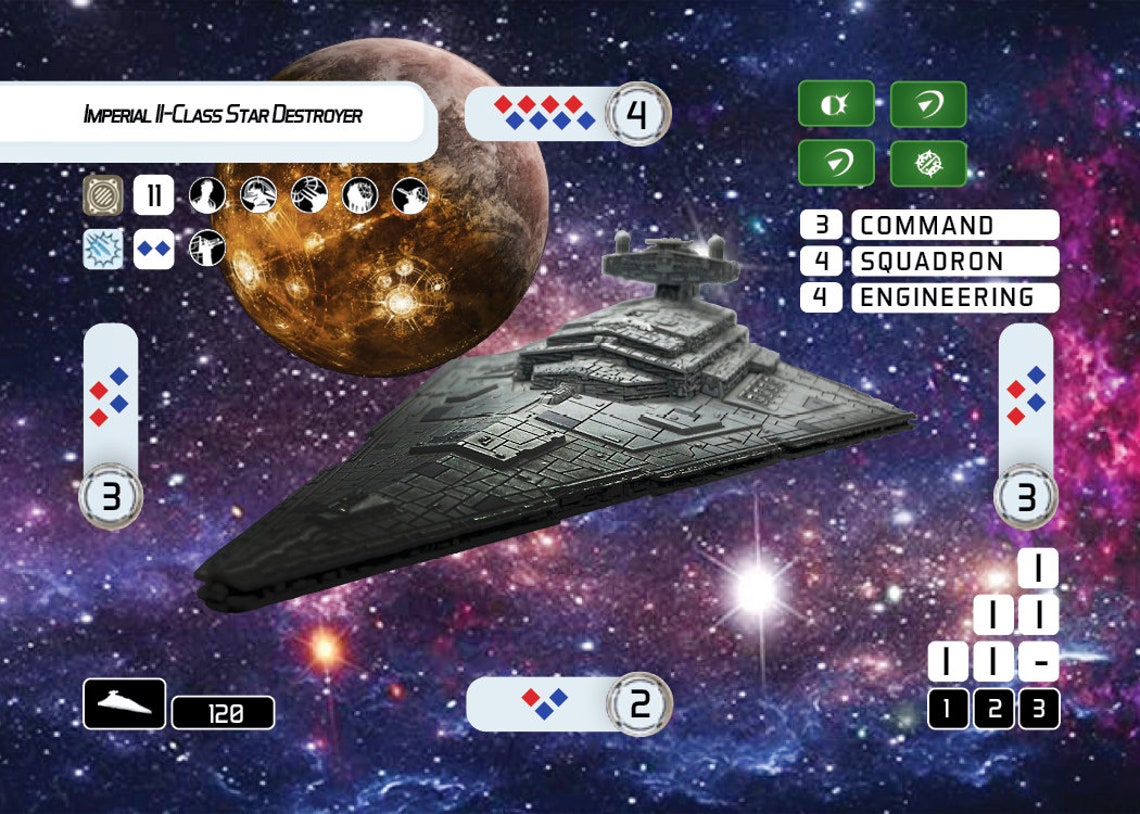 Imperial Ii-class Star Destroyer - Etsy
