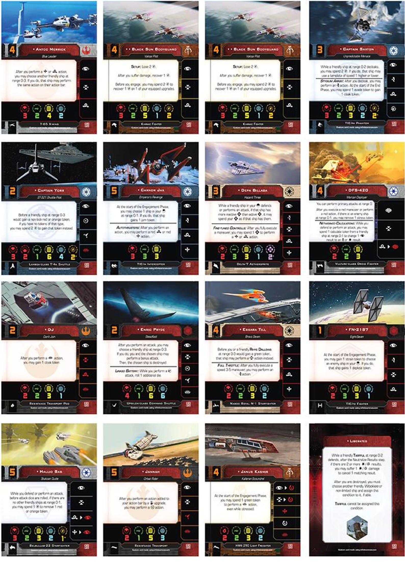 X-wing Legacy - Warriors and Turncoats - Etsy