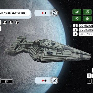Arquitens-class Light Cruiser - Etsy