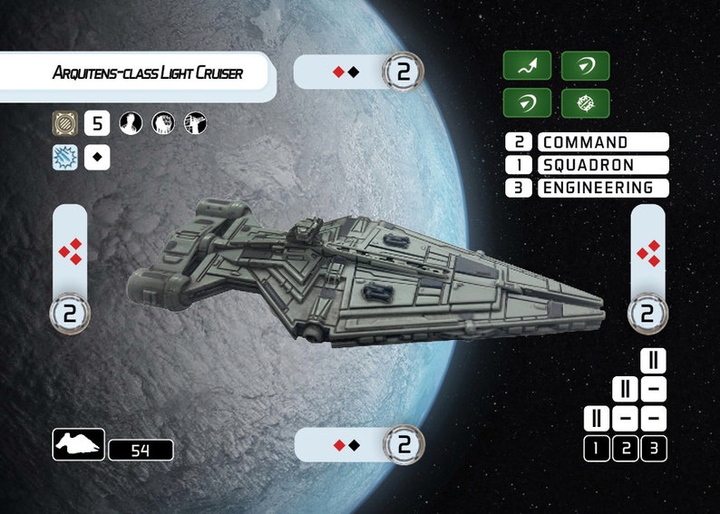 Arquitens Class Light Cruiser Etsy