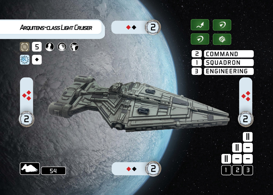 Arquitens-class Light Cruiser - Etsy