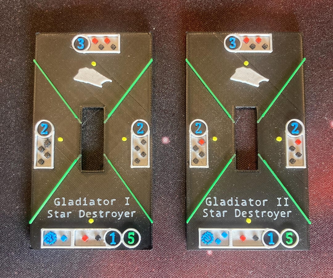 Star Wars Armada Gladiator Ship Token Stl Pack - Etsy
