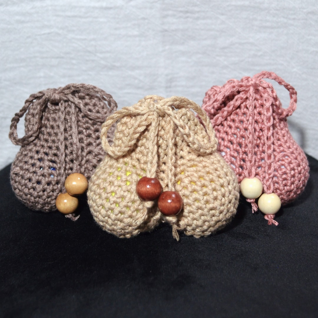 Golf Ball Sack Hand Crocheted Pull String Testicle-shaped Bag - Etsy