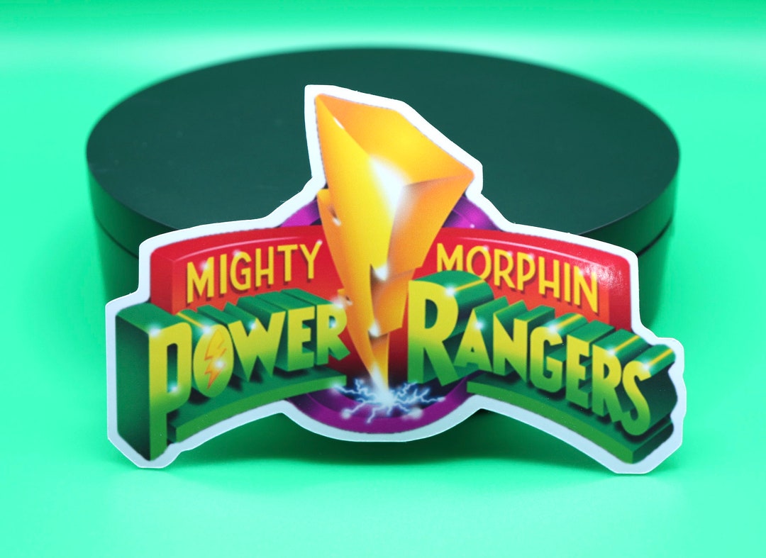 Power Rangers Logo Magnet Mighty Morphin Power Rangers MMPR Gift ...