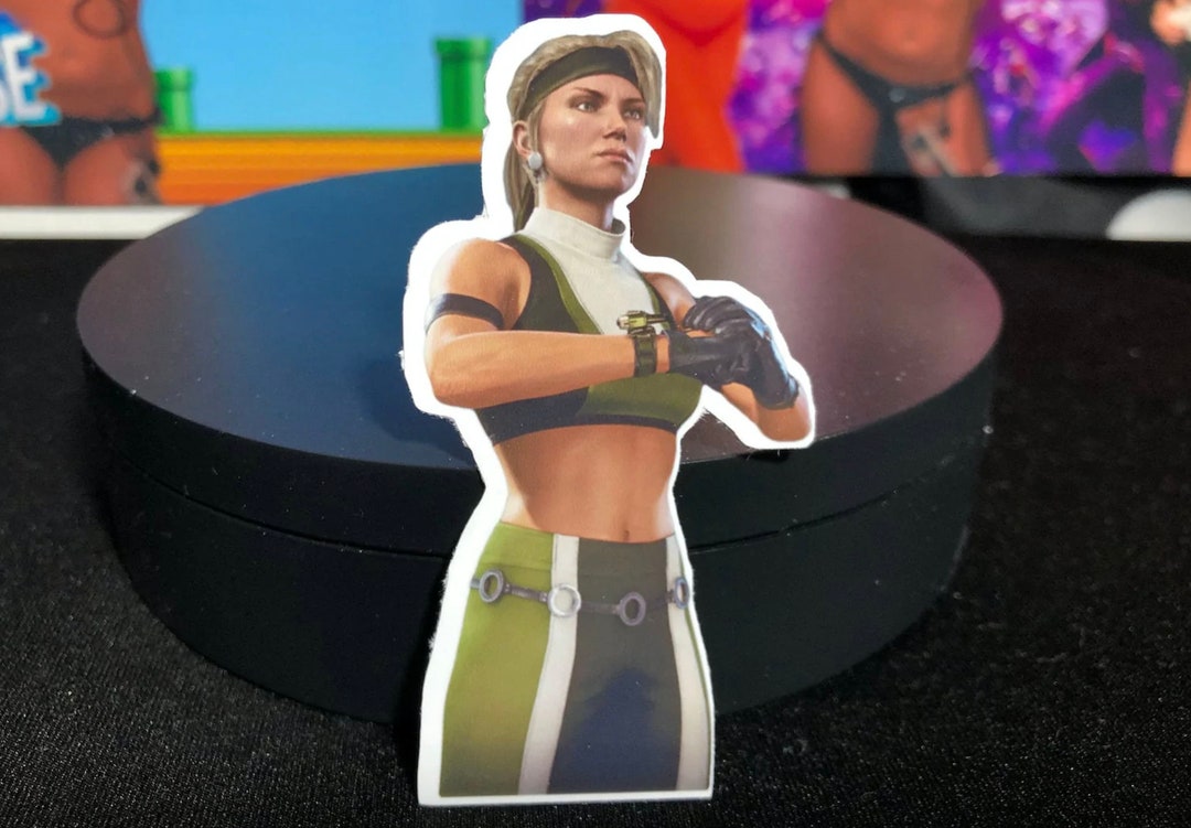 Sonya Blade MK Sticker 2 Mortal Kombat Gaming Video Games Birthday Gift ...