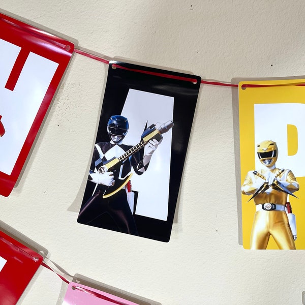 Power Rangers Banner - Etsy
