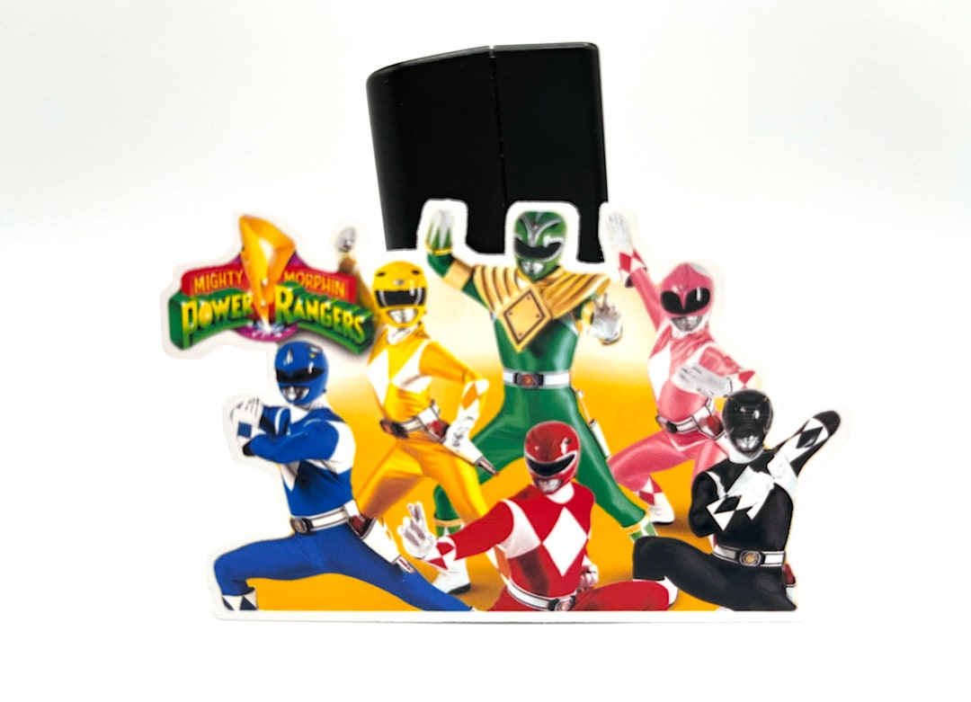 Power Rangers Sticker 6 Mighty Morphin Power Rangers MMPR Green Ranger ...