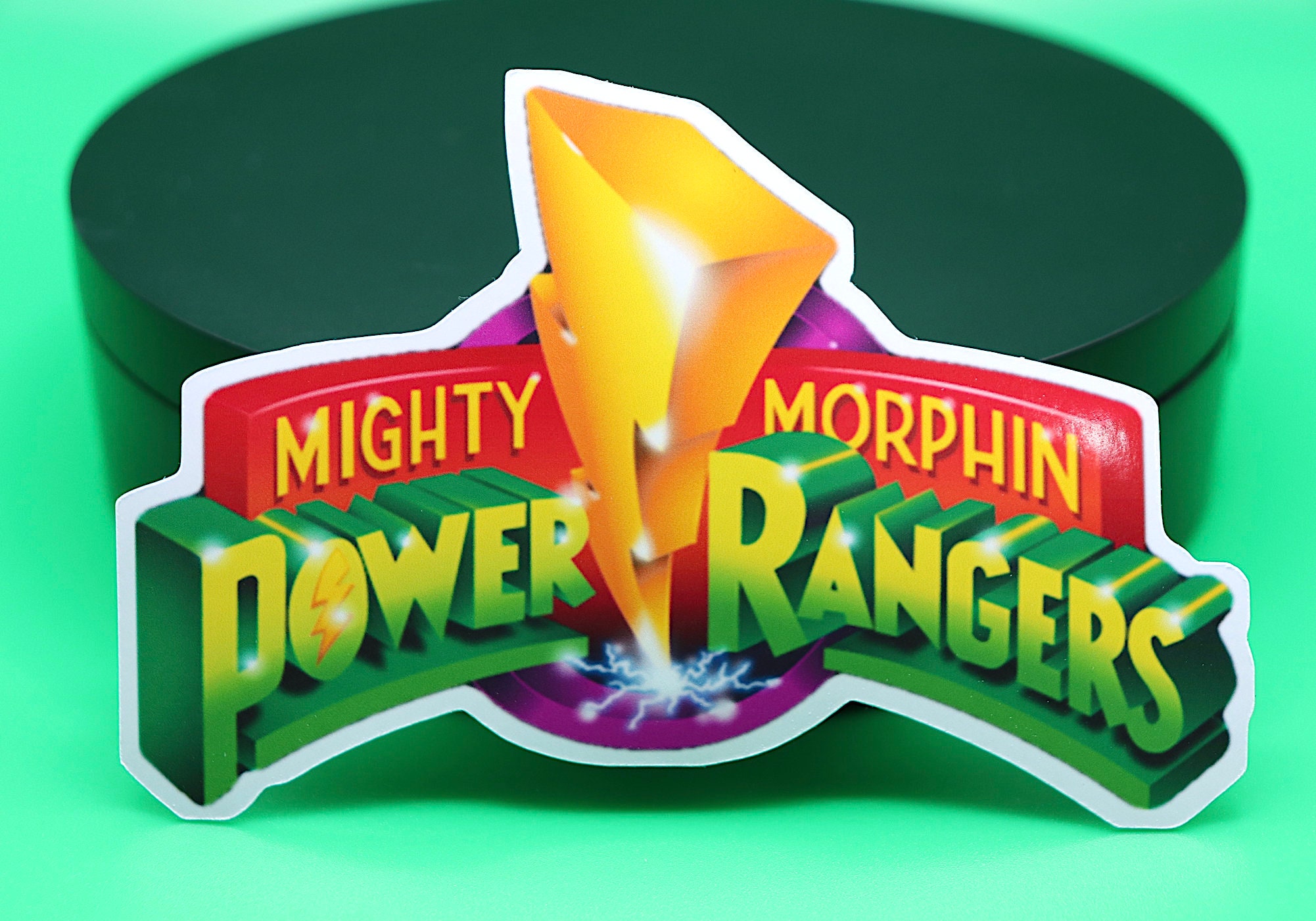 Power Rangers Logo Magnet Mighty Morphin Power Rangers MMPR Gift ...