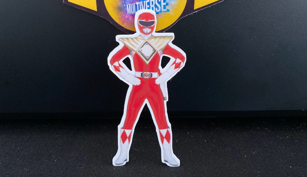Red Ranger Sticker 2 Power Rangers Mighty Morphin Power Rangers MMPR ...