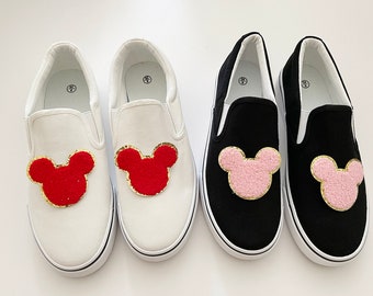 Mickey Mouse Red Shoes - Etsy
