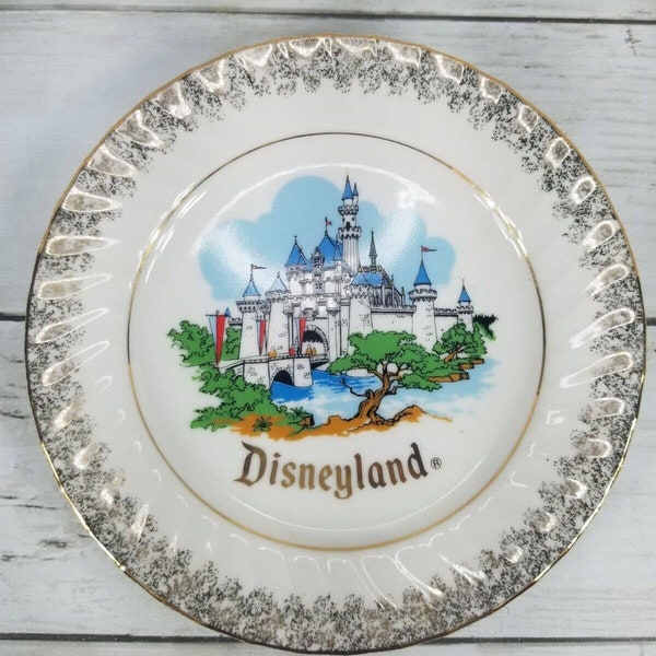 Disneyland Vintage Plate - Etsy