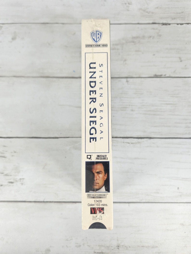 Under Siege (VHS, 1993) NEW, SEALED, Steven Seagal, Gary Busey, Tommy ...