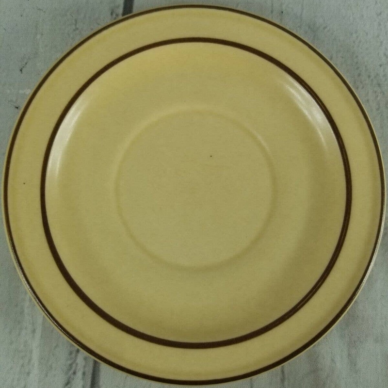 Tan Cup and Saucer Set - Etsy